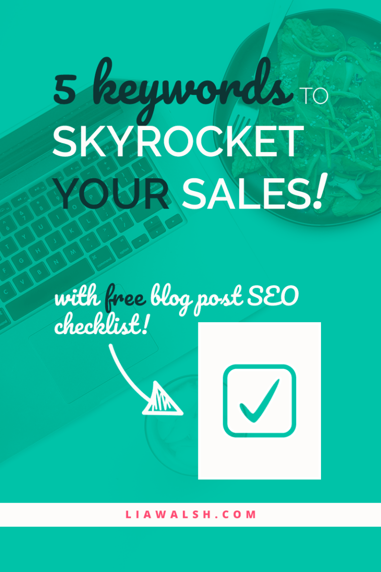 Buyer intent: 5 keywords that increase online sales - Lia Walsh, Consultant